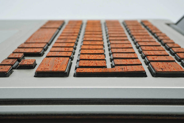 Macbook Wood Keyboard Skin - Padauk - WoodWe
