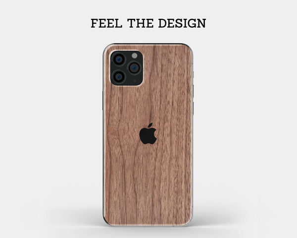 Walnut Wood Skin for Iphone 5 / 6 / 6s / 7 / 8 / X / plus / XR / 11 ...