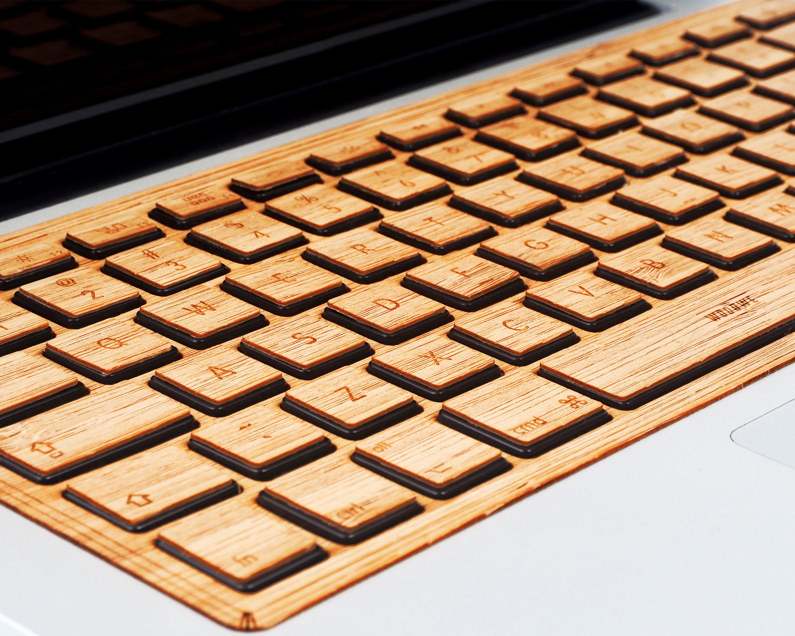 MACBOOK KEYBOARD SKINS - WoodWe