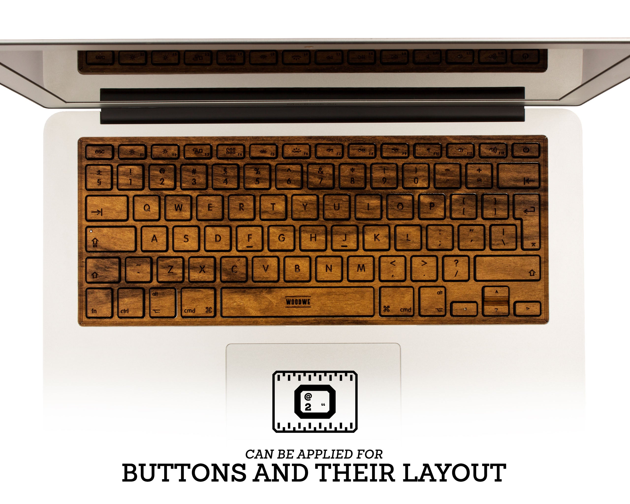 MACBOOK KEYBOARD SKINS - WoodWe