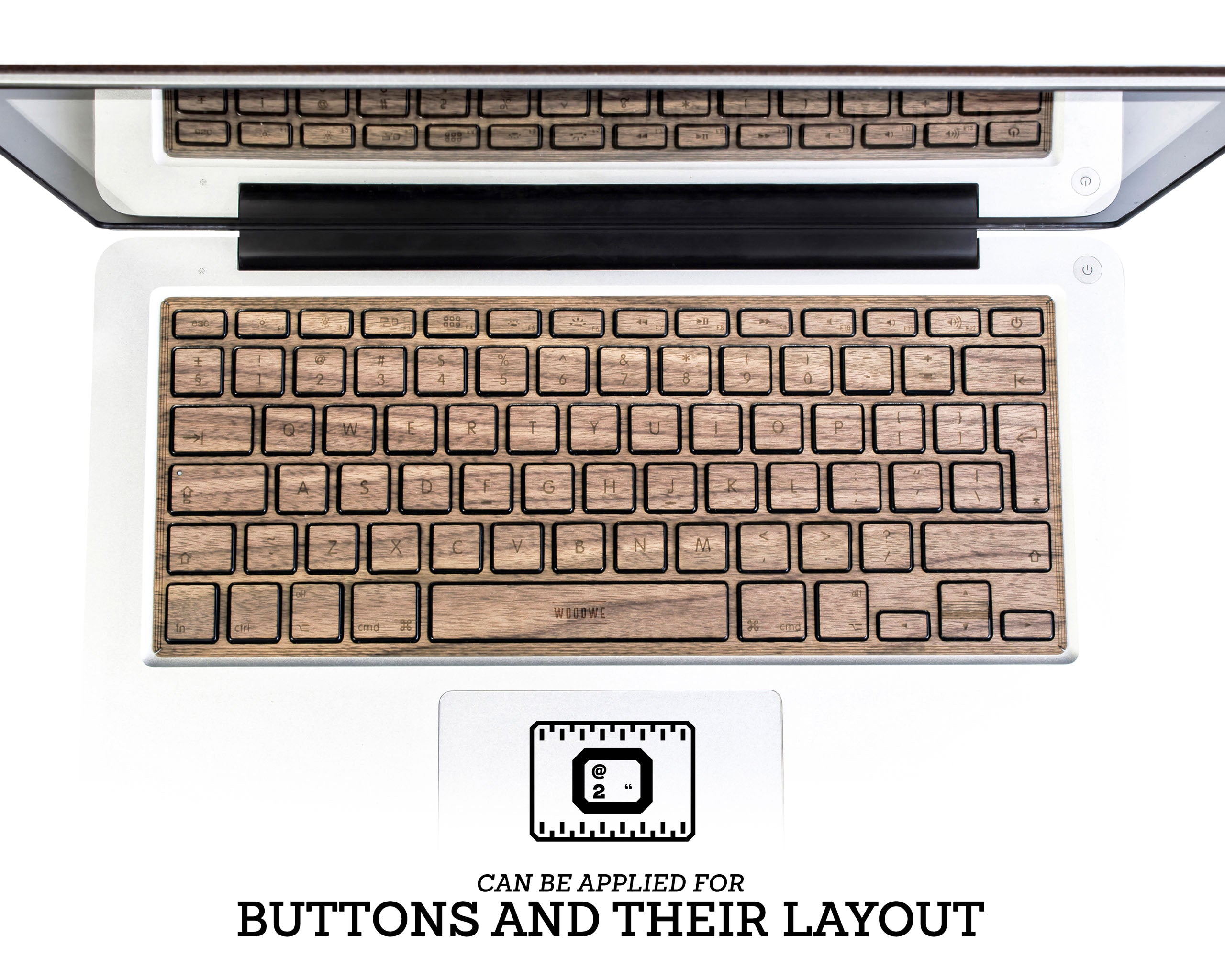 MACBOOK KEYBOARD SKINS - WoodWe